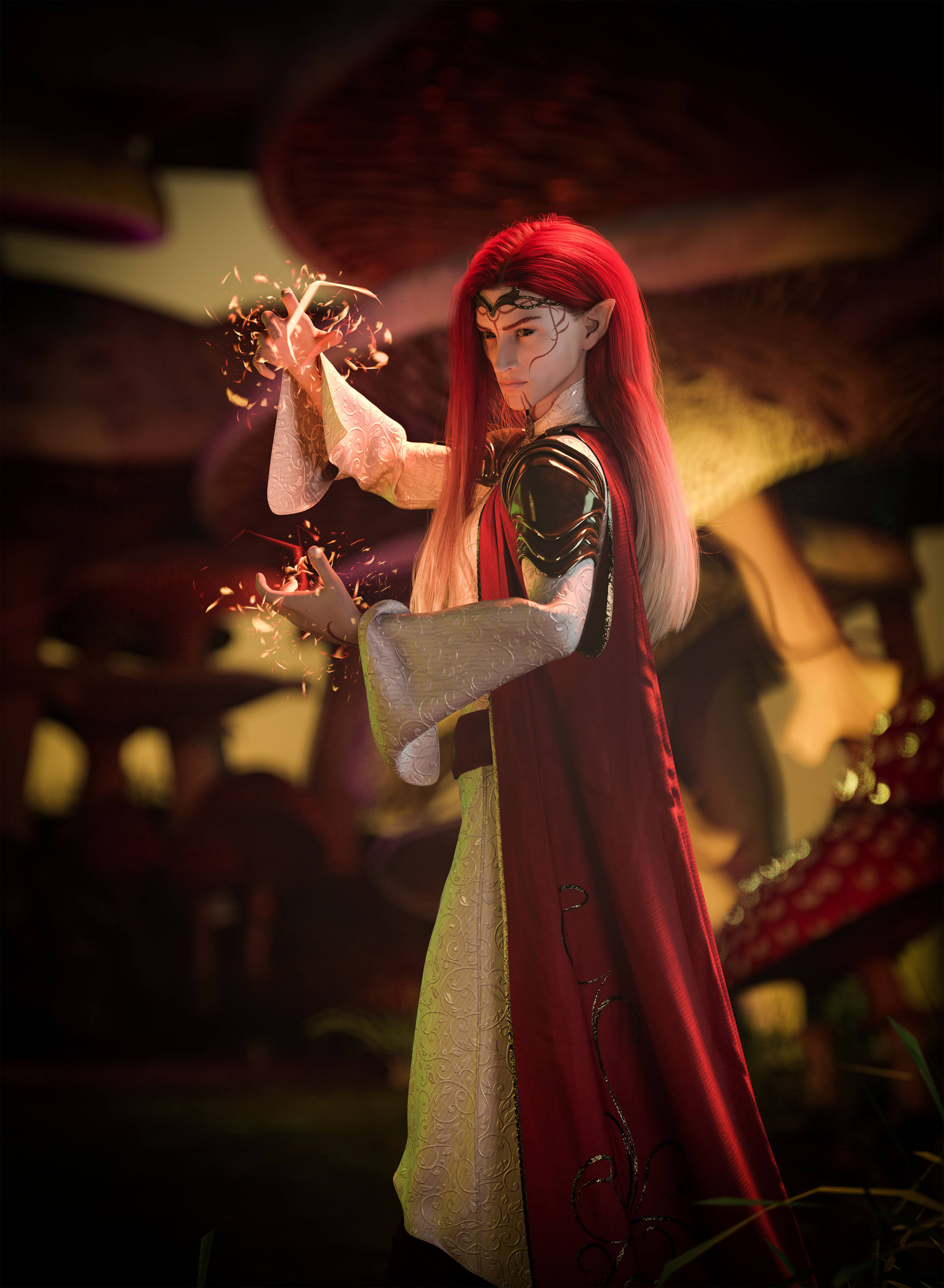 Magicke 3D Render, Digital Art by Aci Kay