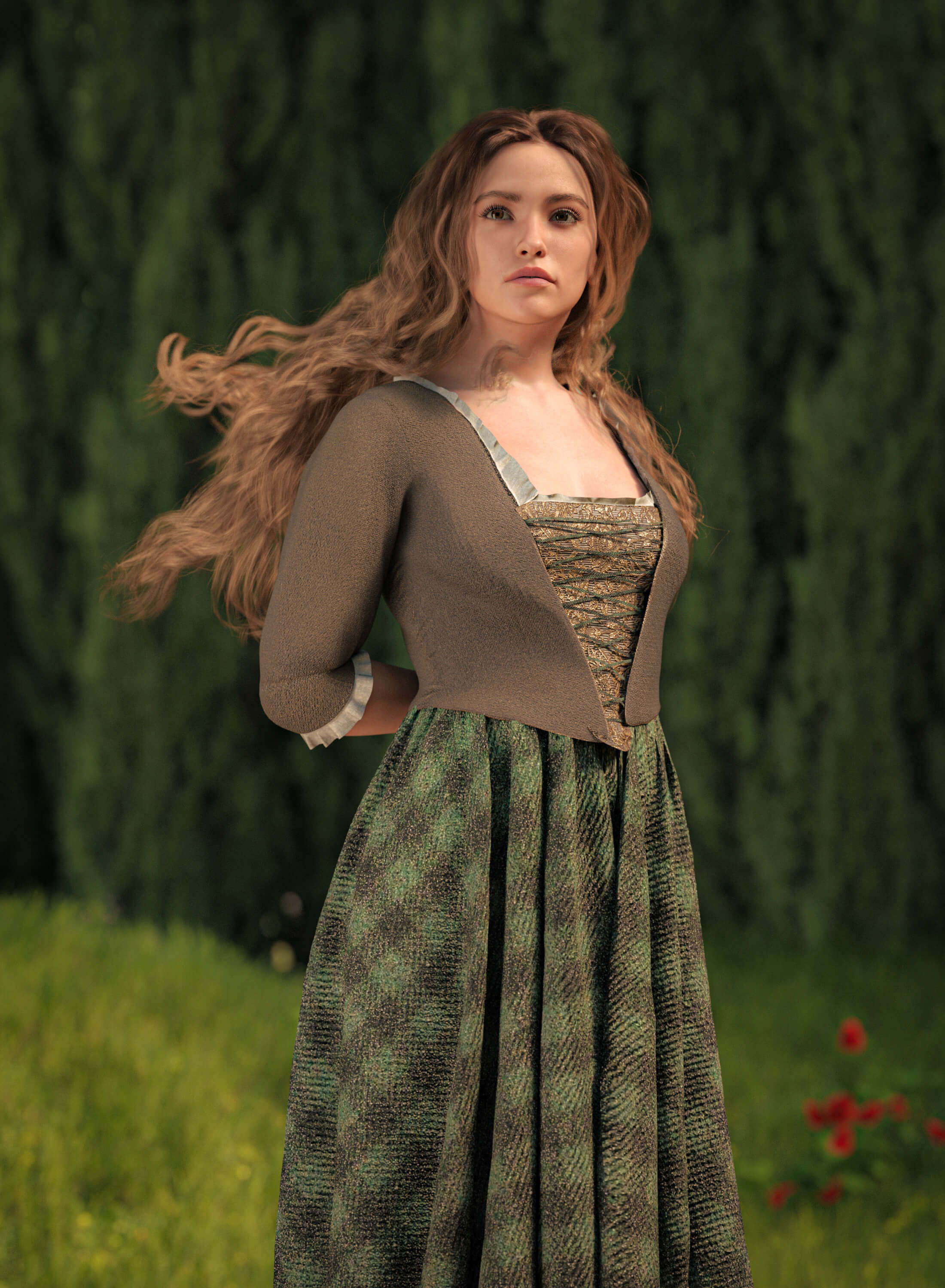 Prianna 3D Render, Digital Art by Aci Kay