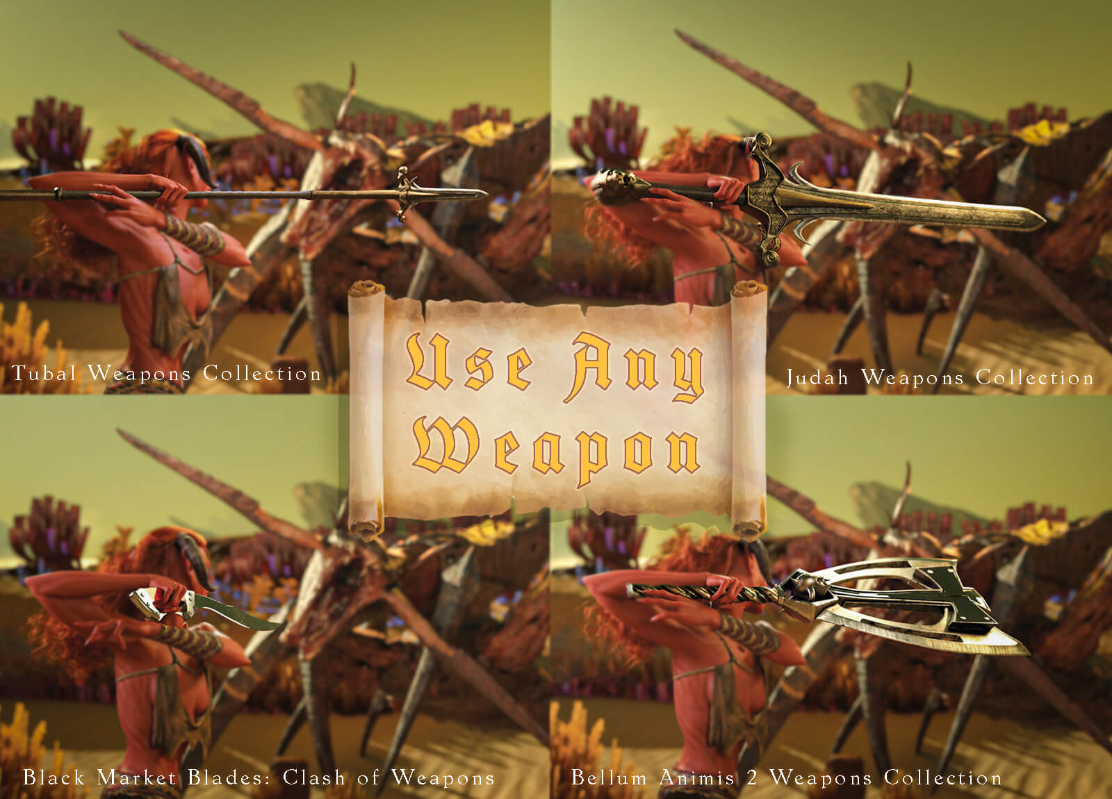 Historix - Realistic Medieval Poses for Two-Handed Swords Daz Content ...