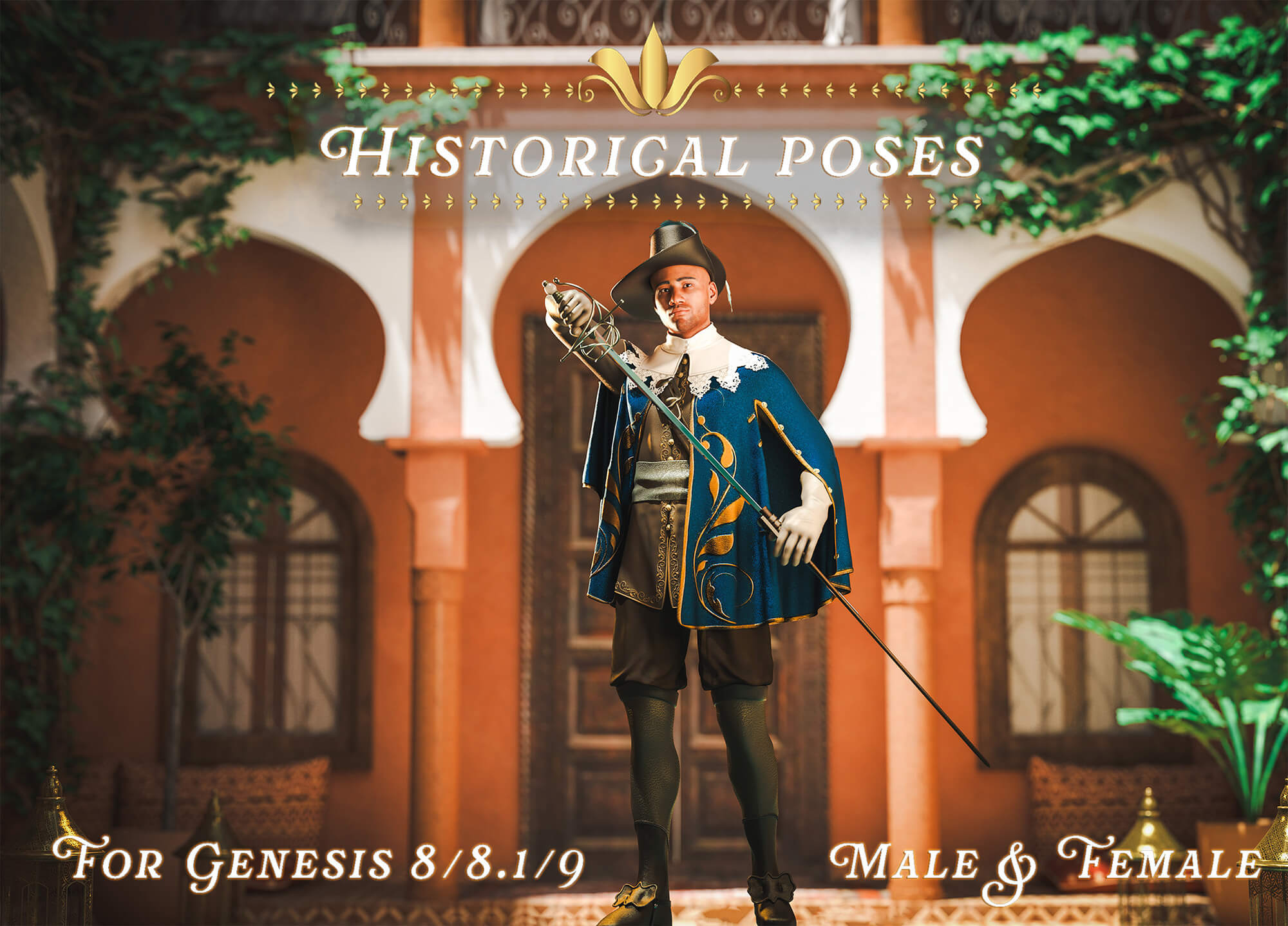 Historix - Realistic Poses for Rapier Daz Content by Aci Kay