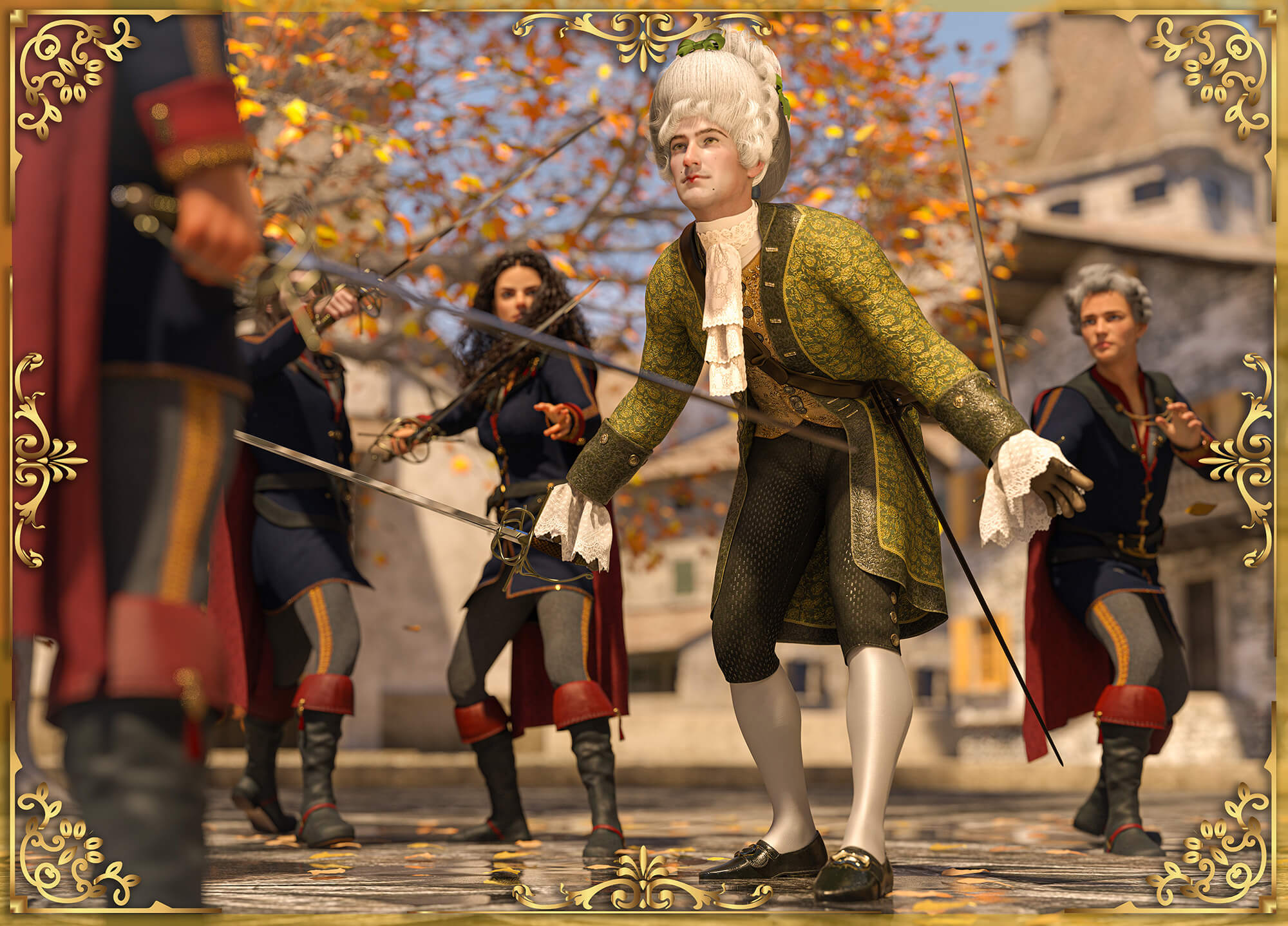 Historix - Realistic Poses for Rapier Daz Content by Aci Kay