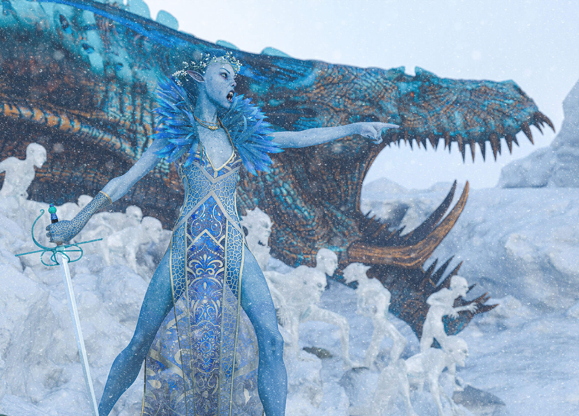 Historix - Realistic Poses for Rapier Daz Content by Aci Kay