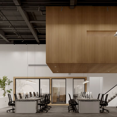 Office Interior - 3D Model by adabo
