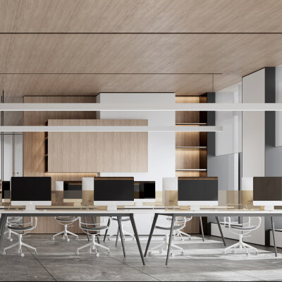 Office Interior - 3D Model by adabo