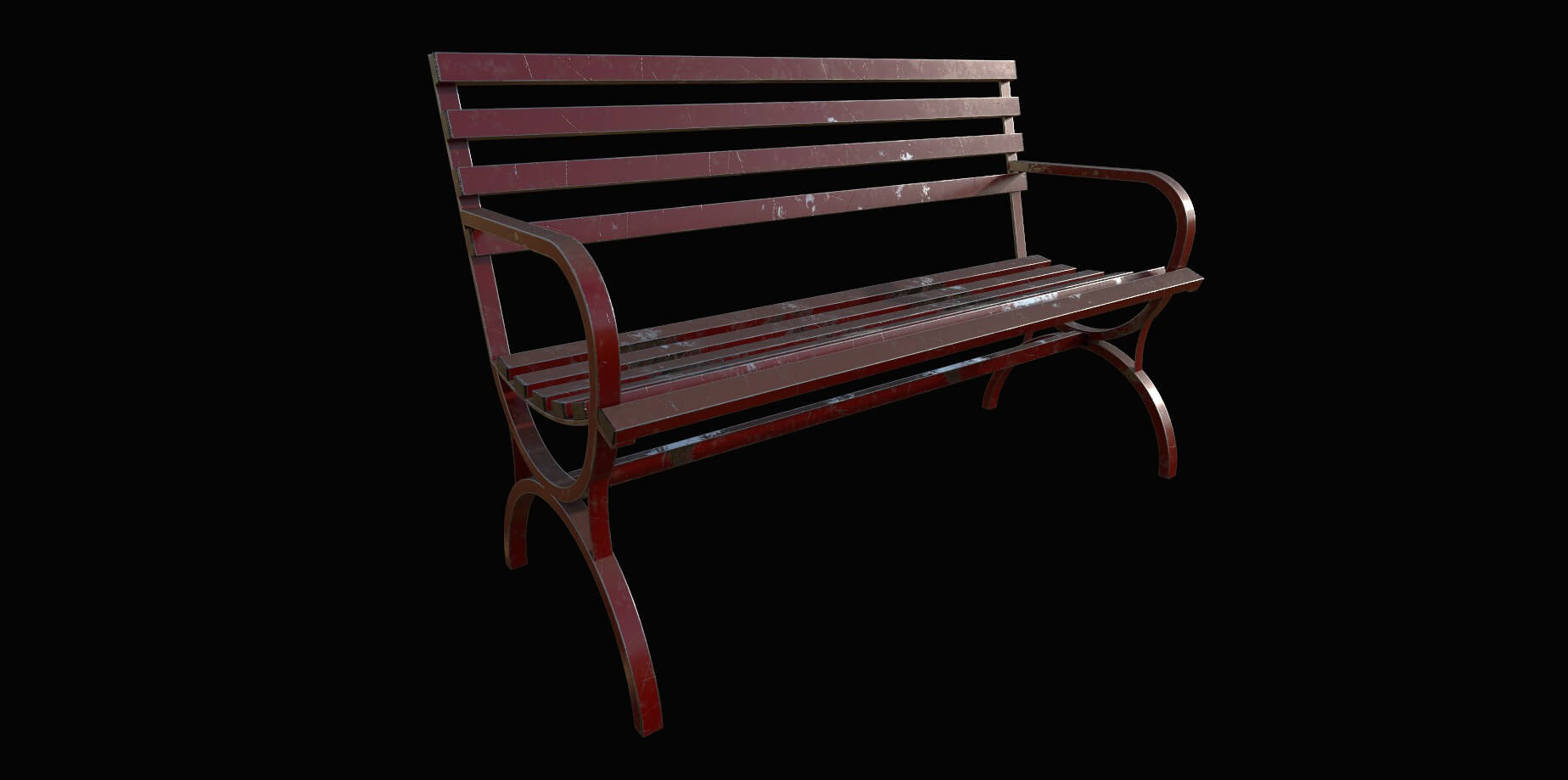 Red Lancas 3D Render, Digital Art by aditkaze