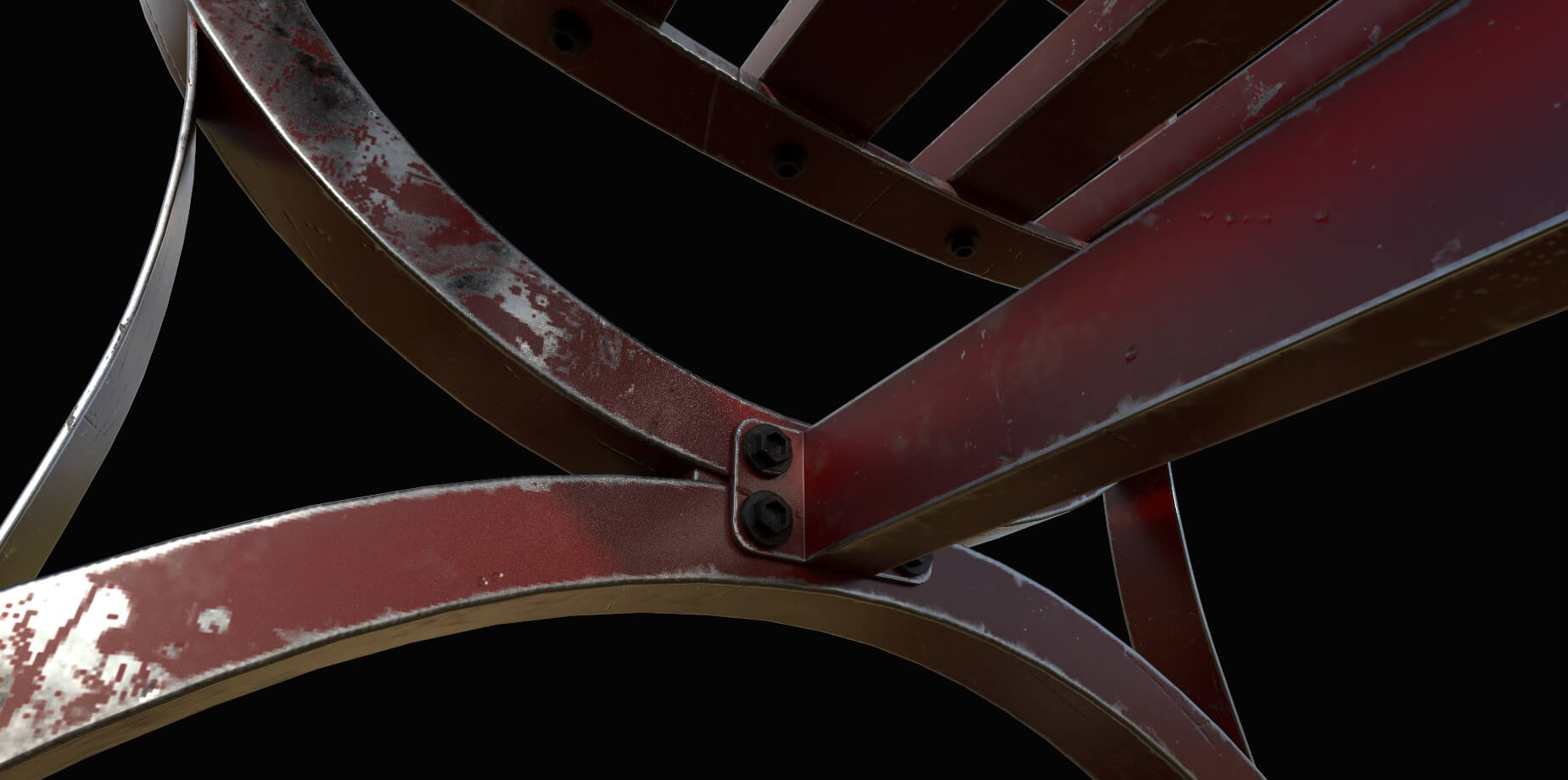 Red Lancas 3D Render, Digital Art by aditkaze