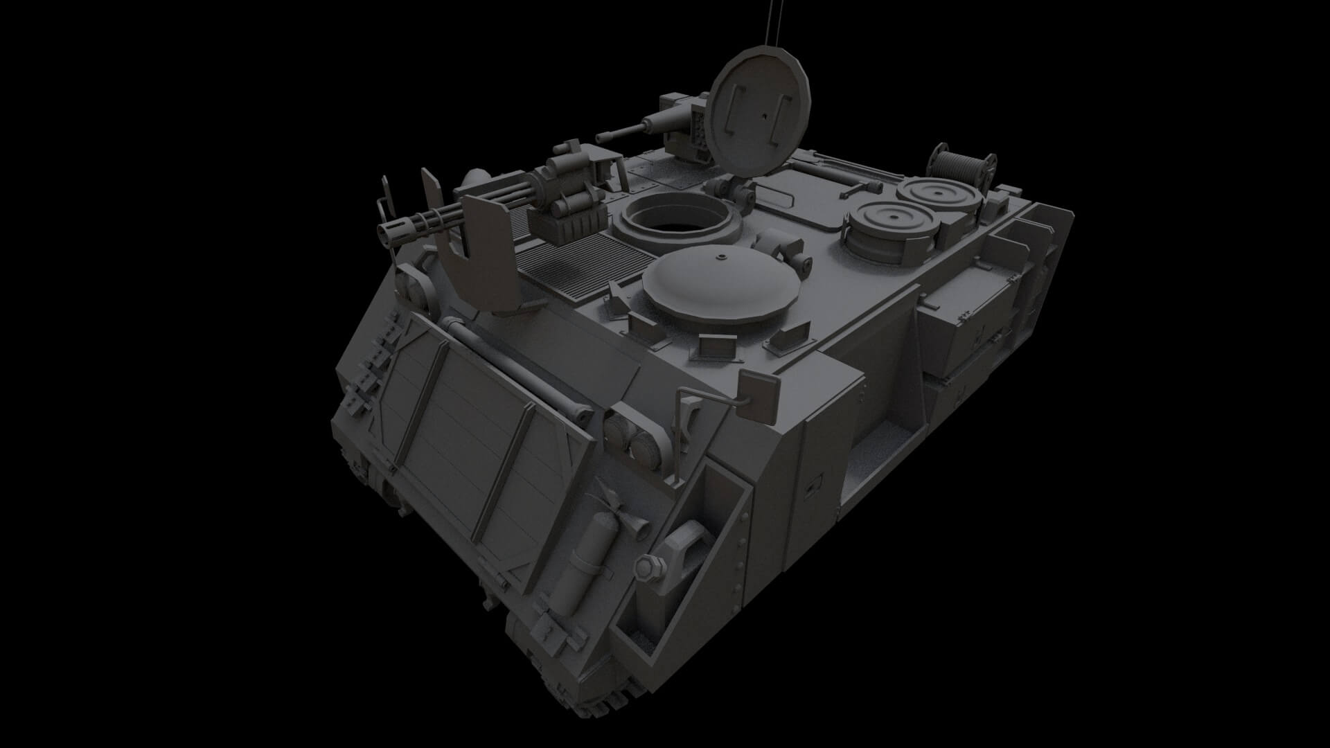 Tank M113 3D Render | RenderHub Gallery