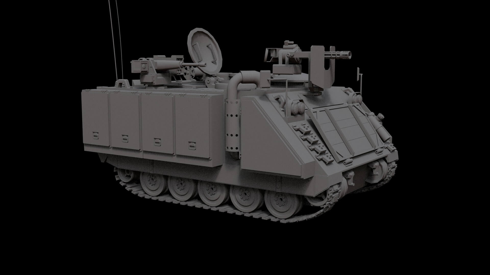 Tank M113 3D Render | RenderHub Gallery