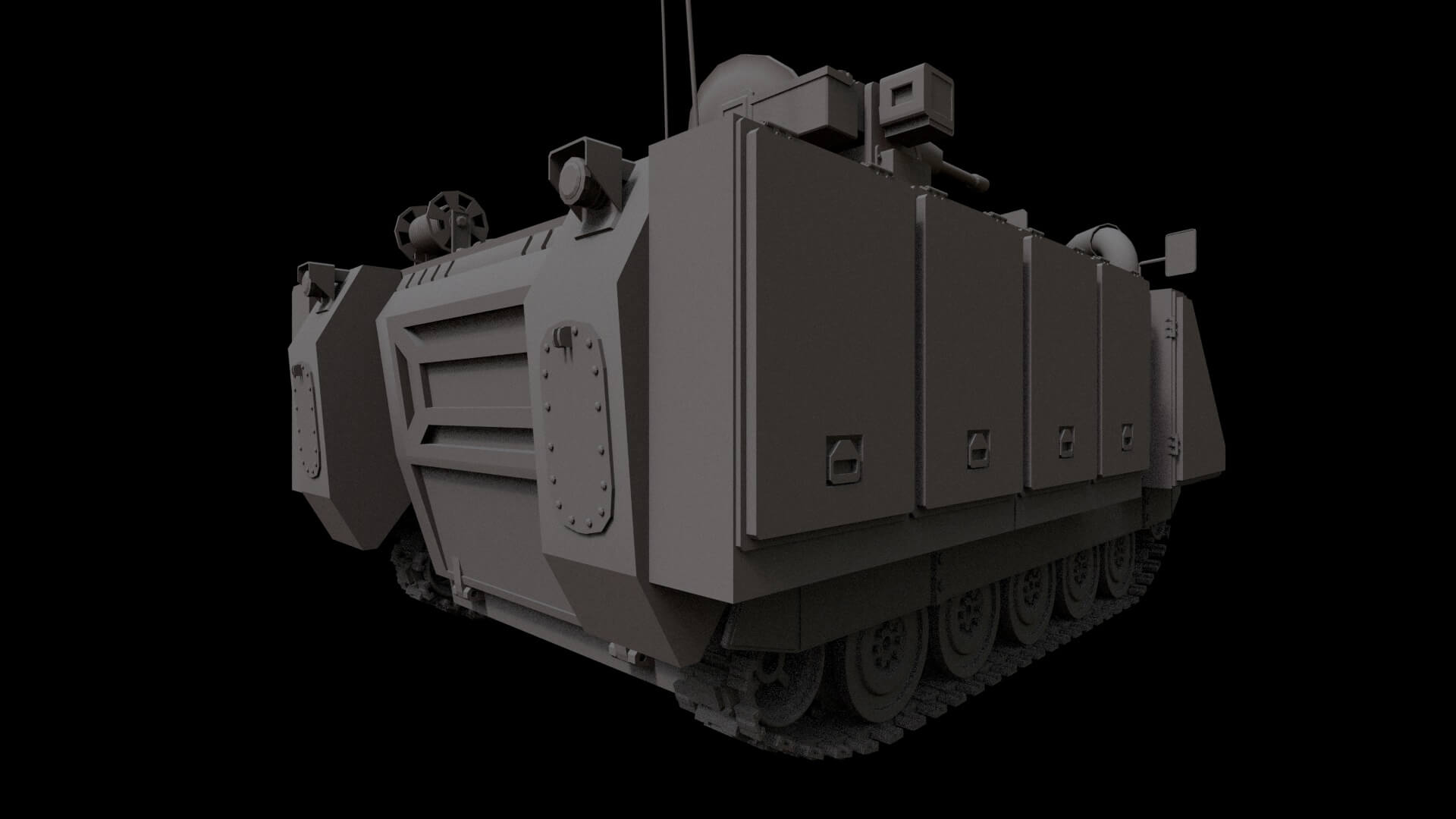Tank M113 3D Render | RenderHub Gallery