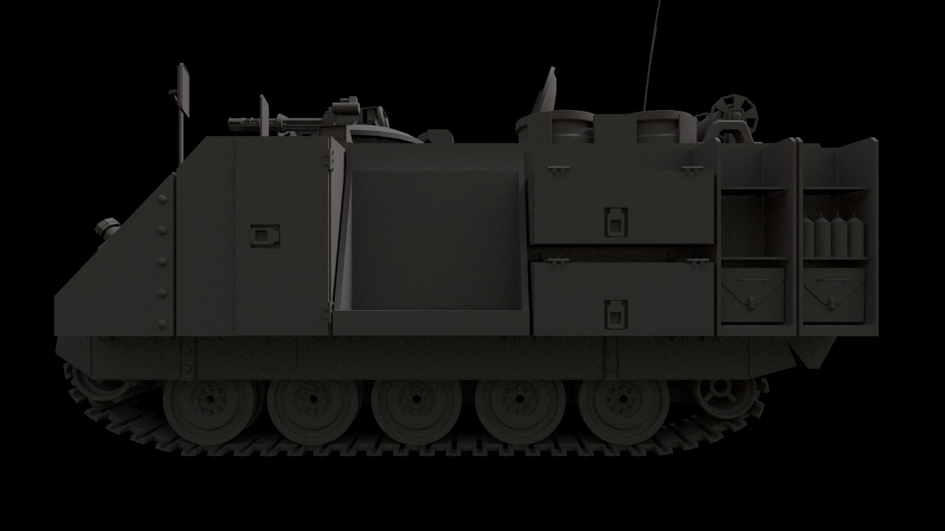 Tank M113 3D Render | RenderHub Gallery