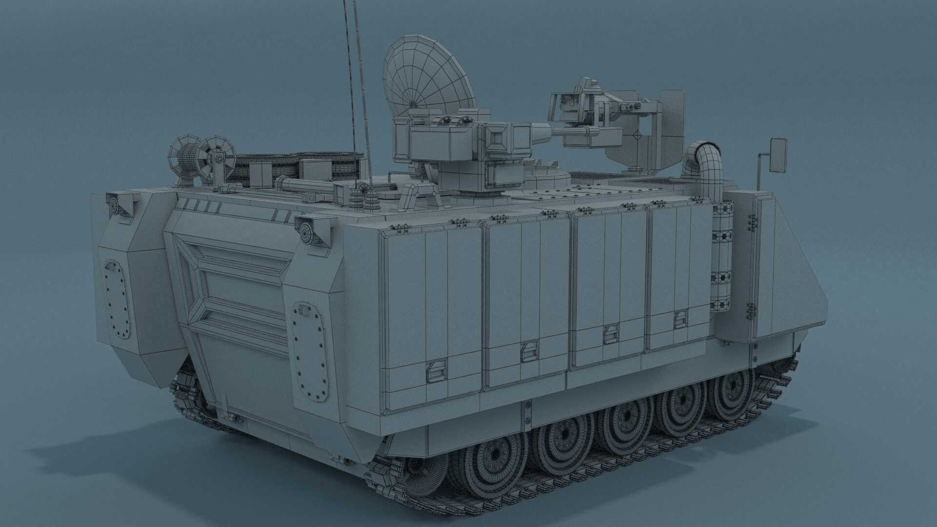 Tank M113 Model by aditkaze