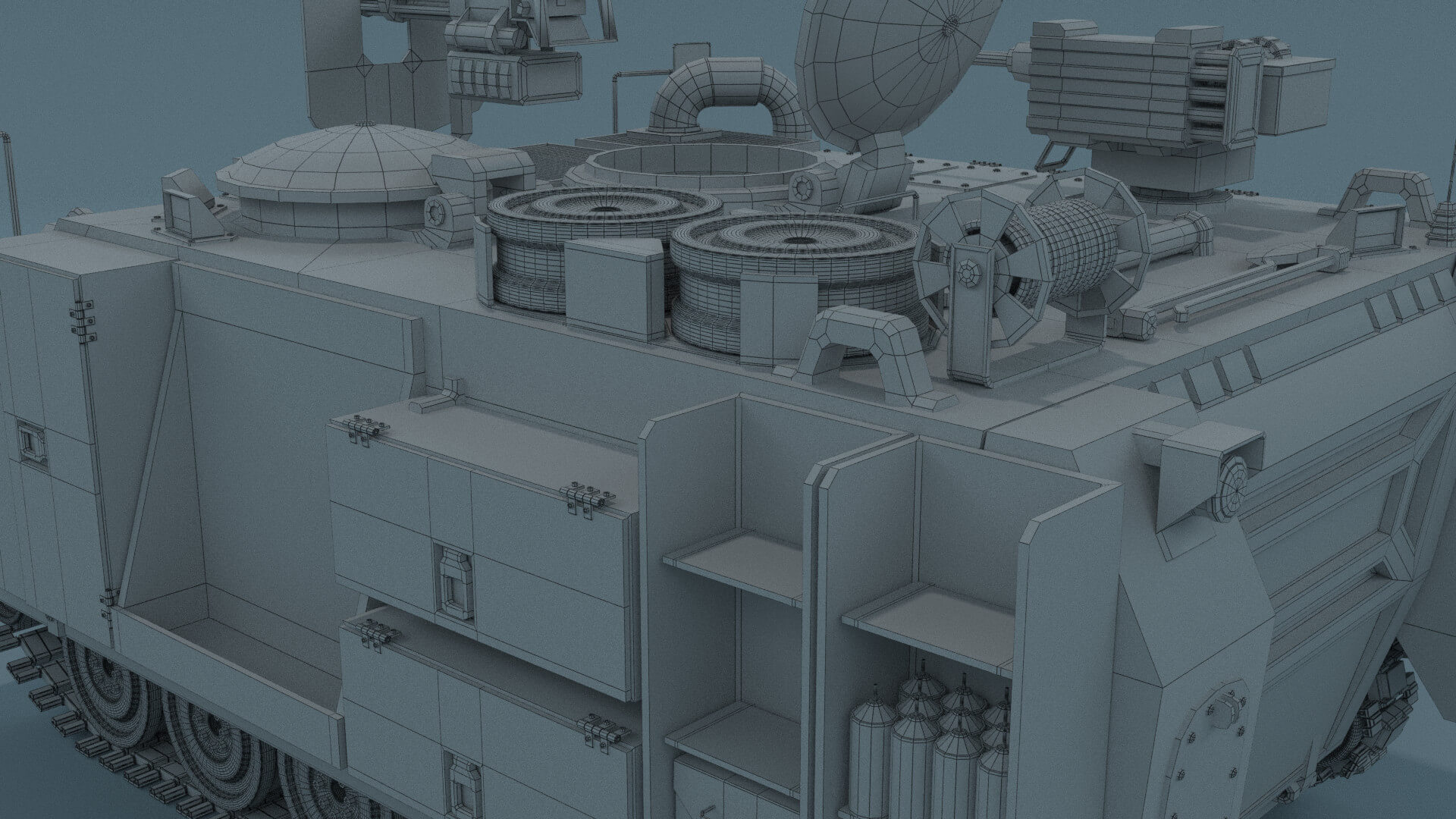 Tank M113 - 3D Model by aditkaze