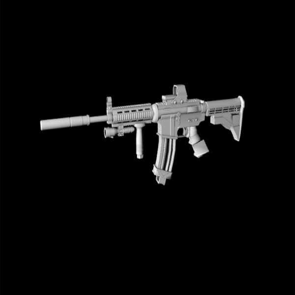 gun render 3D Render | RenderHub Gallery