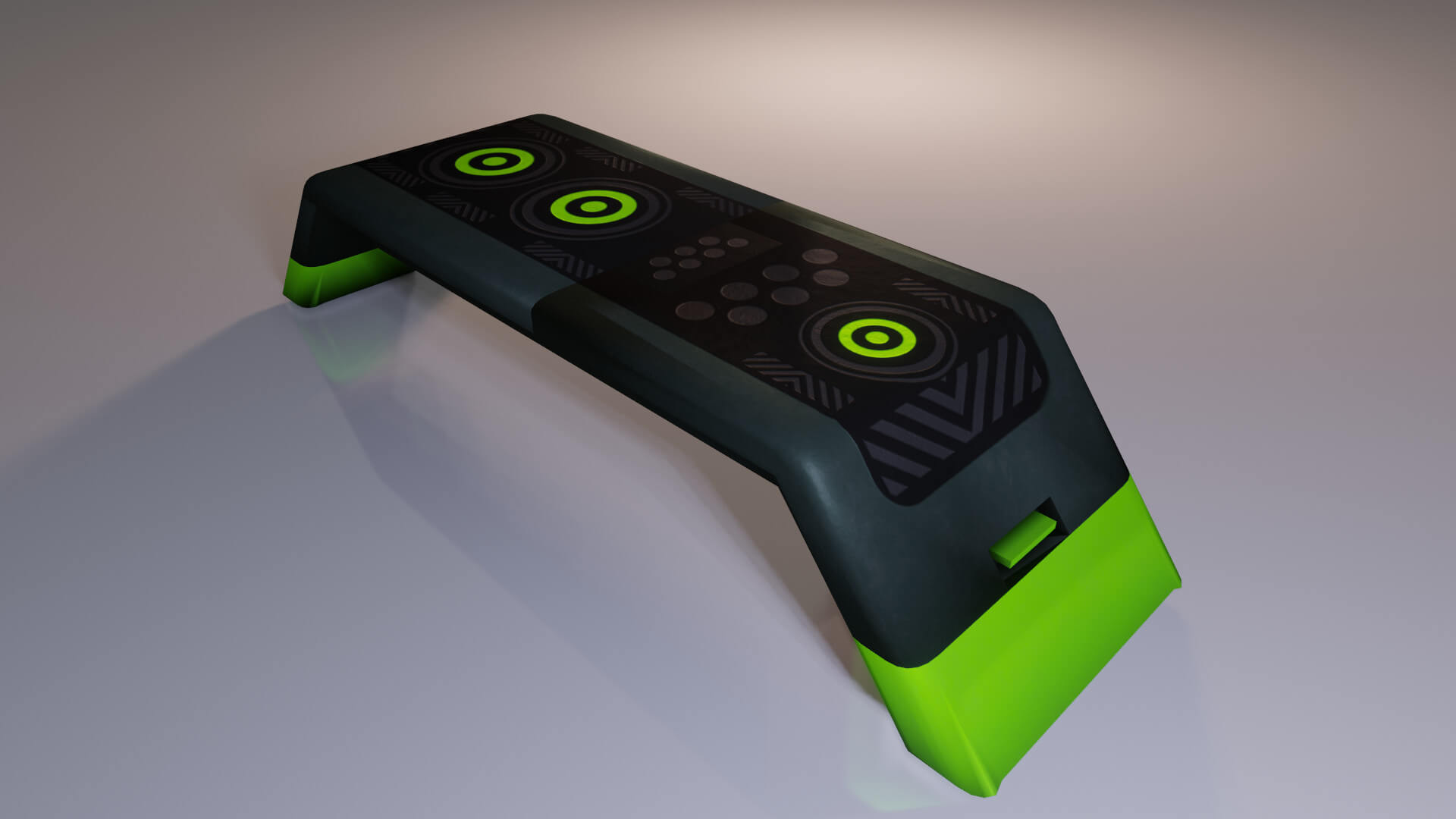 Gym Step Classic - Free 3D Model by Adixxion