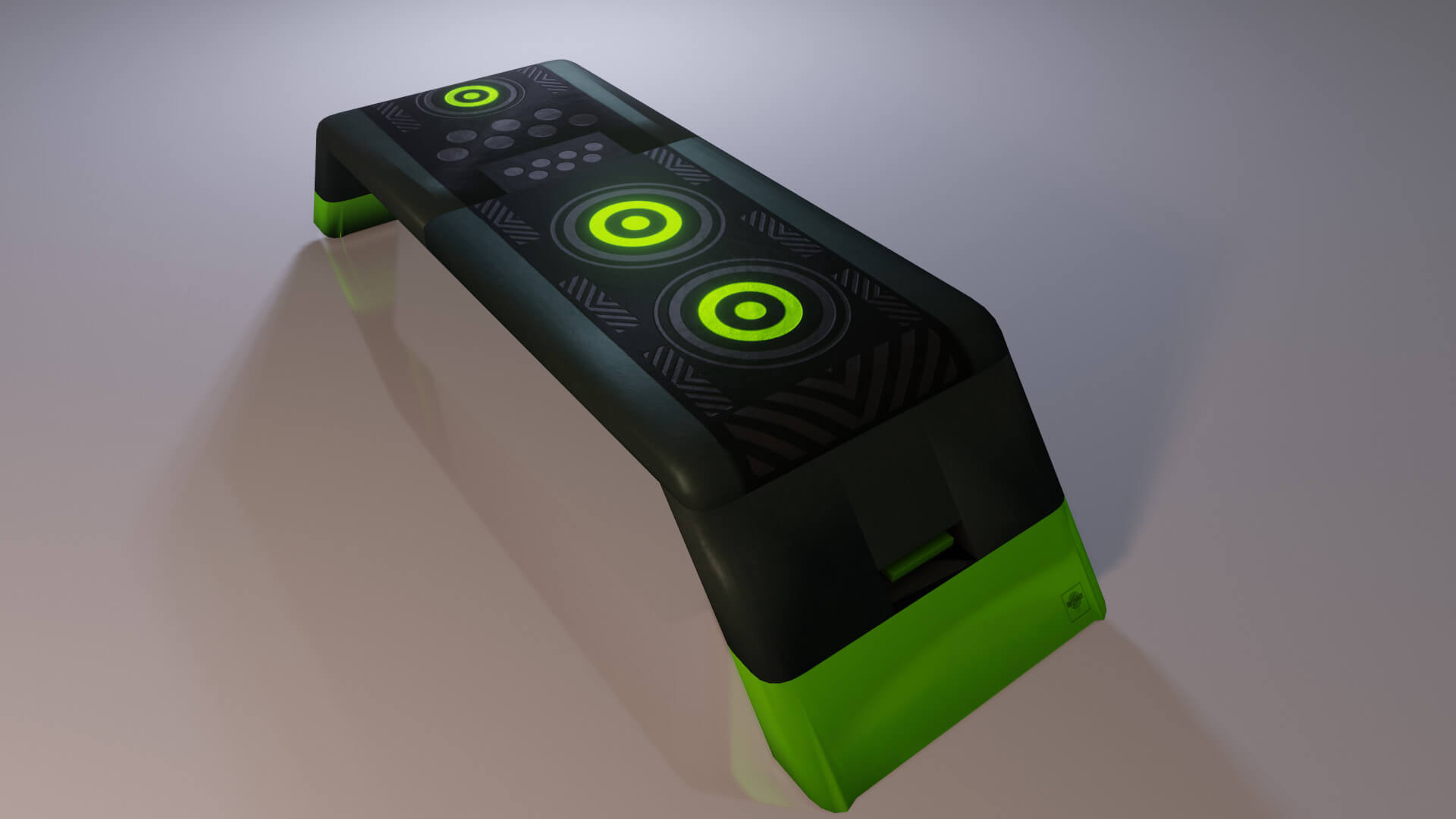 Gym Step Classic - Free 3D Model by Adixxion