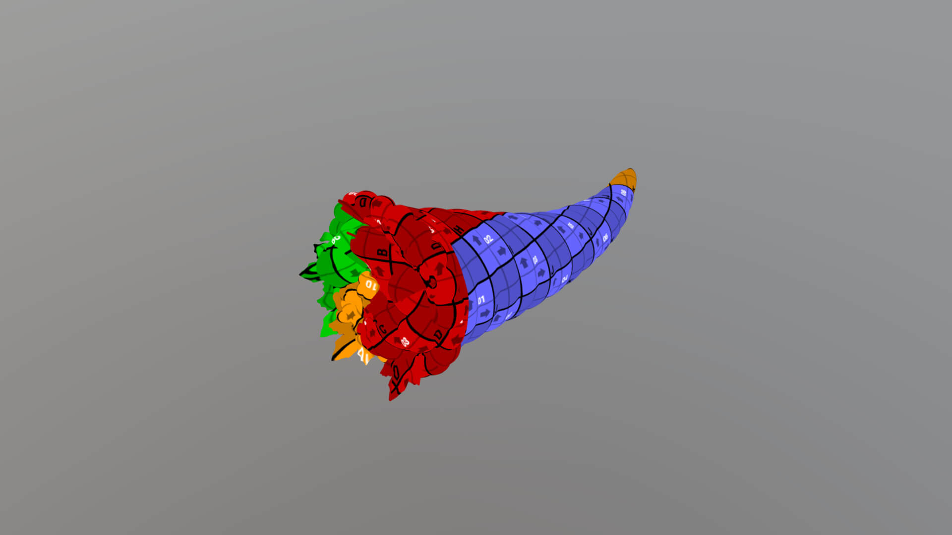 3D Pintable Cornucopia by AdminPieveSalta