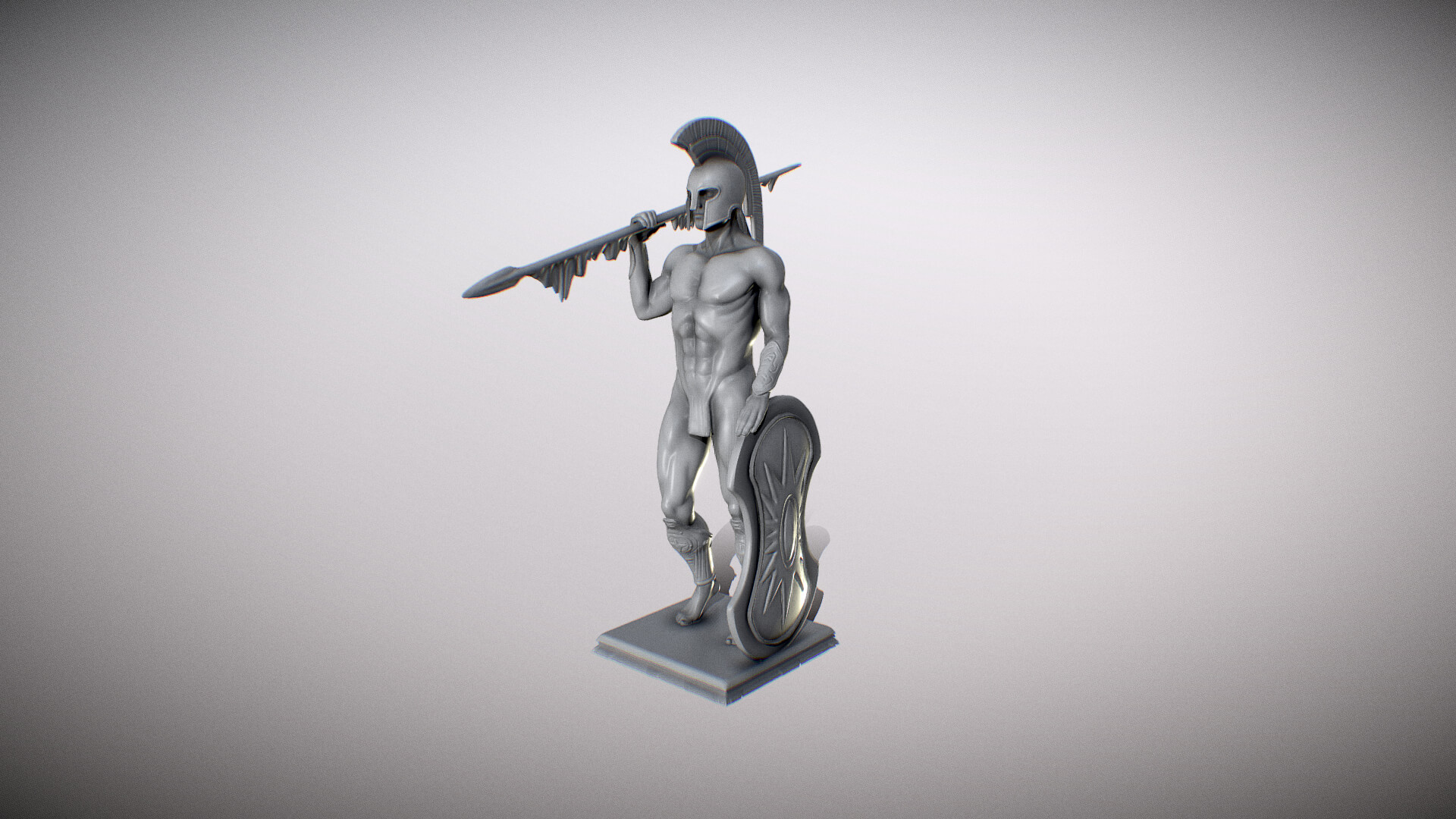 Atlantis Soldier Statue for 3D Print by AdminPieveSalta