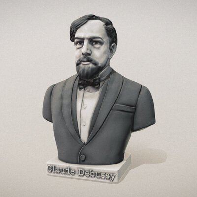 Cosmo Kramer from Seinfeld Bust - 3D Print Model by PrintedReality