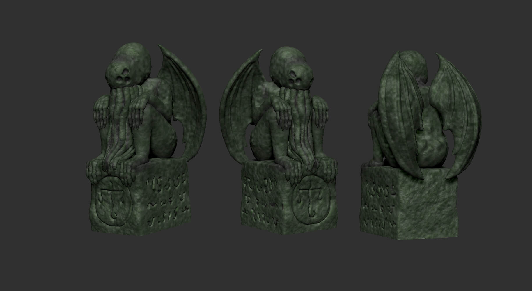 Cthulhu Totem Statue - 3D Model by AdminPieveSalta