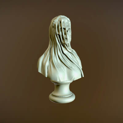 Dead Lady With Veil V3 - 3D Model by AdminPieveSalta