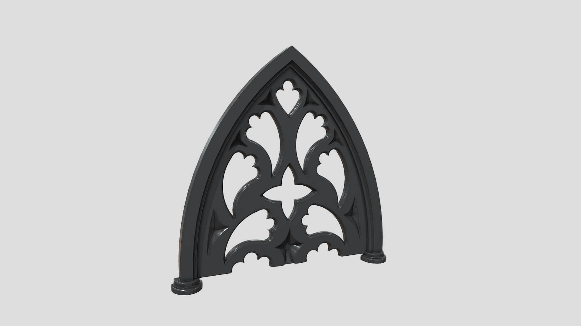 Decorative Gothic Frame for Mantel or Shelf - 3D Model by AdminPieveSalta