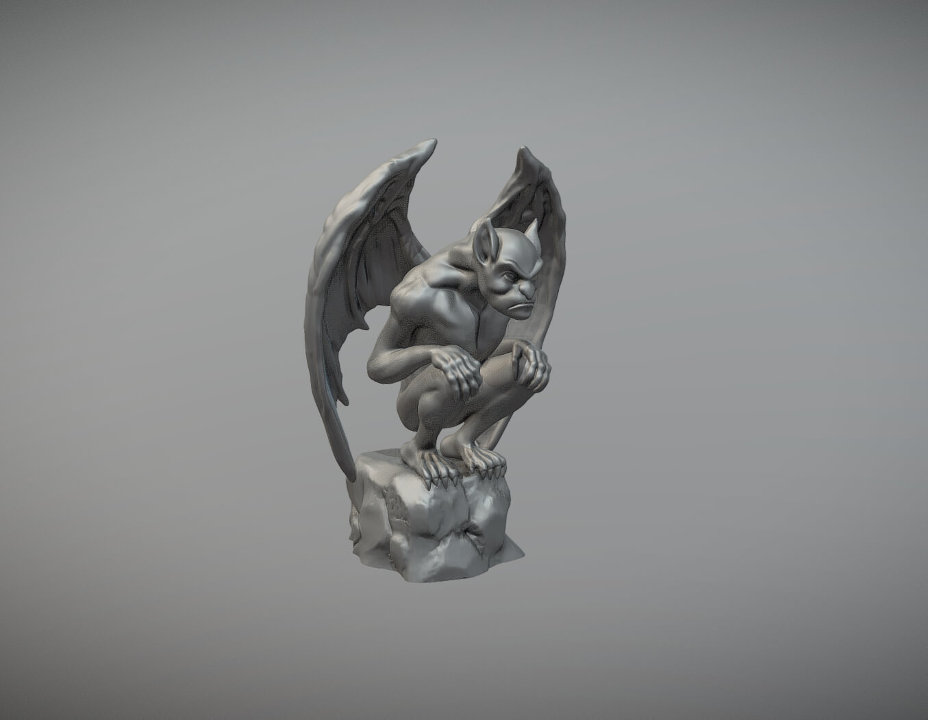 Gargoyle Statue 3D Model 3D Print Model by AdminPieveSalta