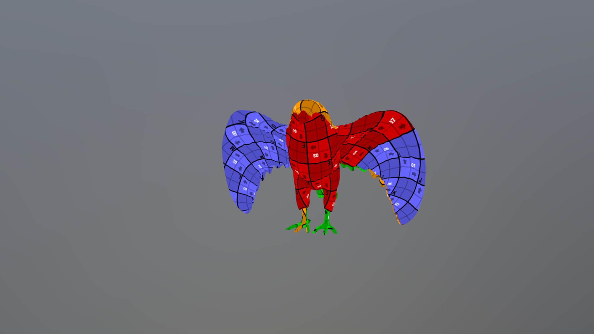 Hawk 3D Model 3D Printable by AdminPieveSalta