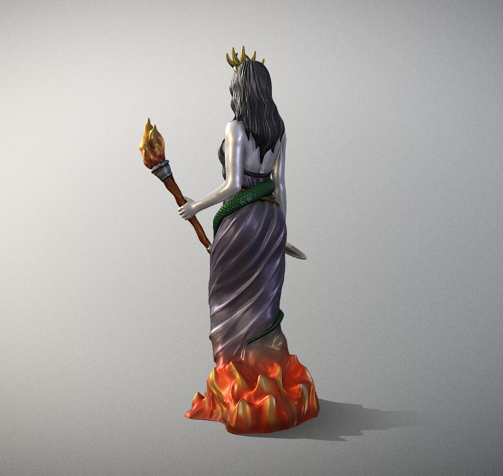 Hecate Goddess Statue for 3D Print 3D Print Model by AdminPieveSalta