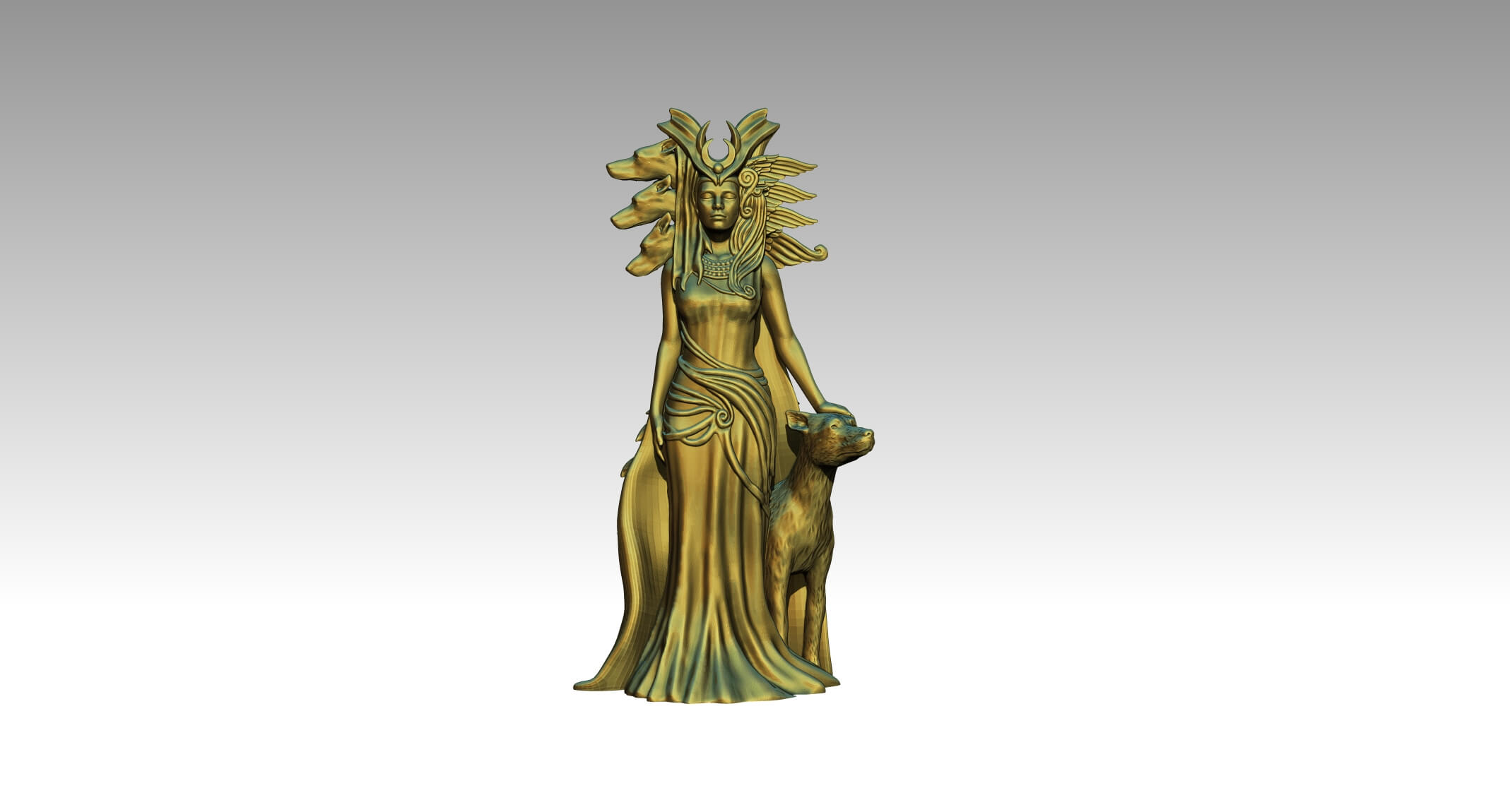 Hecate Goddess Statue - 3D Model by AdminPieveSalta