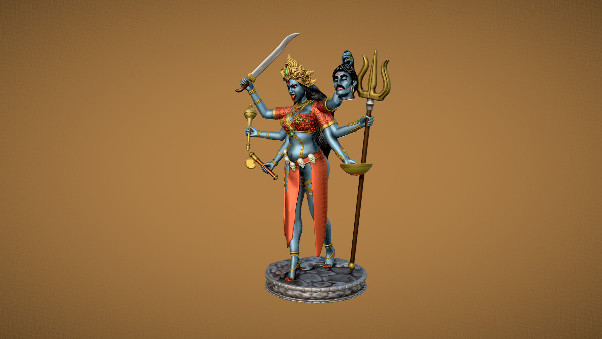Kali Goddess - 3D Model by AdminPieveSalta