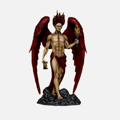 Lucifer Statue Figurine - 3D Model by AdminPieveSalta