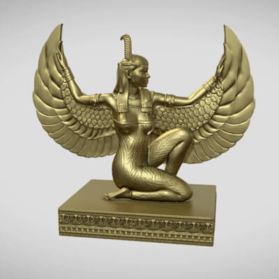 Maat Egyptian Goddess Statue for 3D Print 3D Print Model by AdminPieveSalta