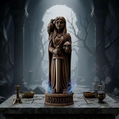 Morrigan Goddess Figurine 3D Model for FDM Printing by AdminPieveSalta