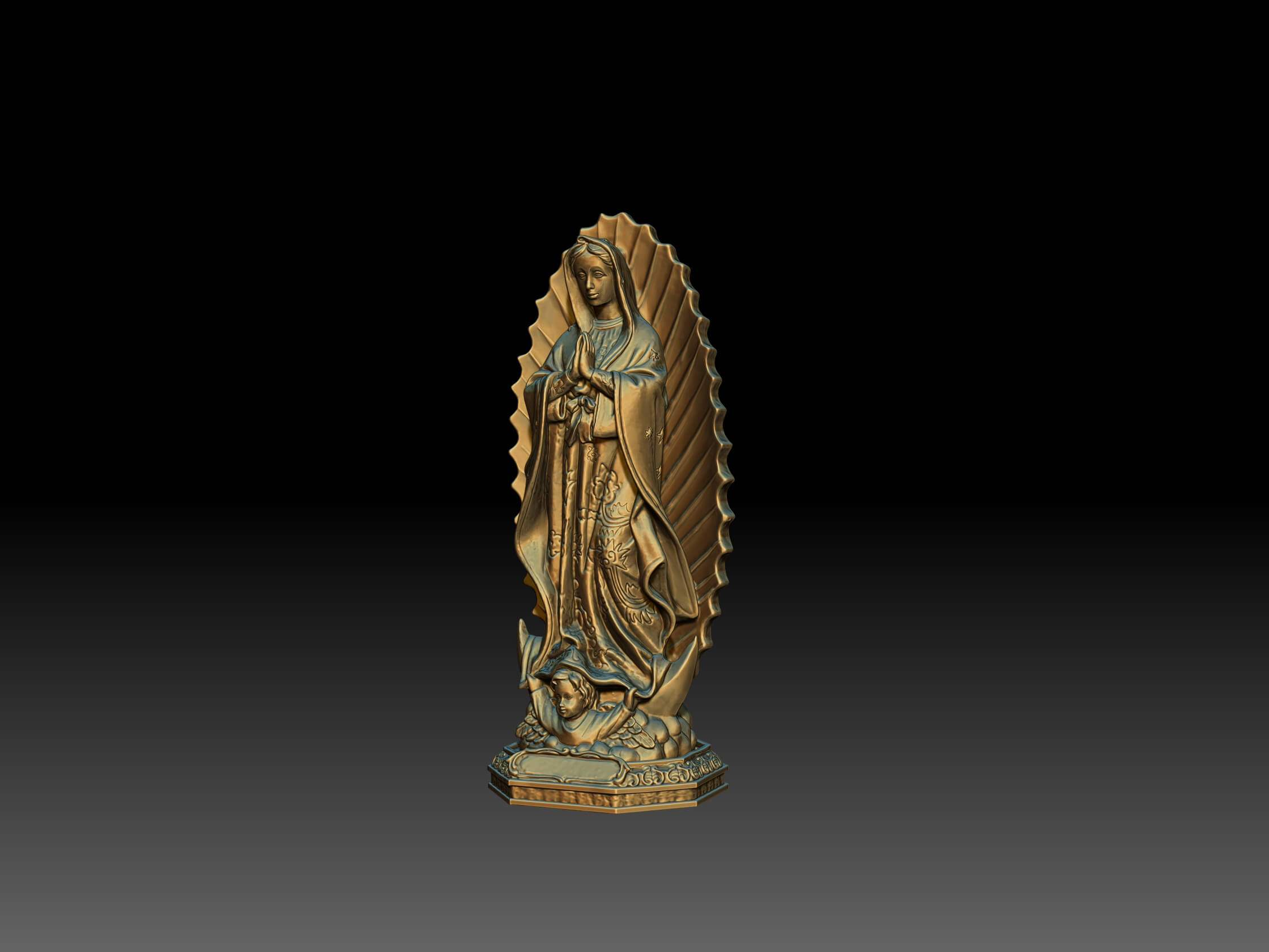 Our Lady of Guadalupe Statue - 3D Model by AdminPieveSalta