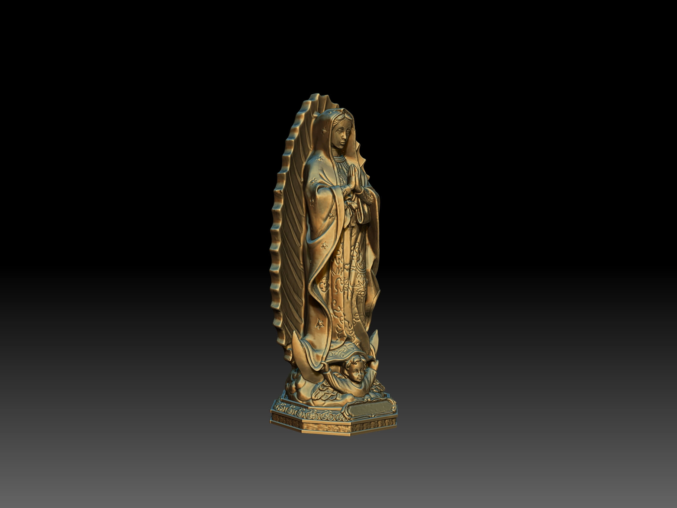 Our Lady of Guadalupe Statue - 3D Model by AdminPieveSalta