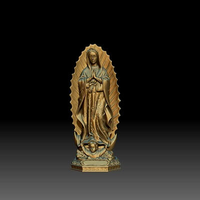 Our Lady of Guadalupe Statue - 3D Model by AdminPieveSalta