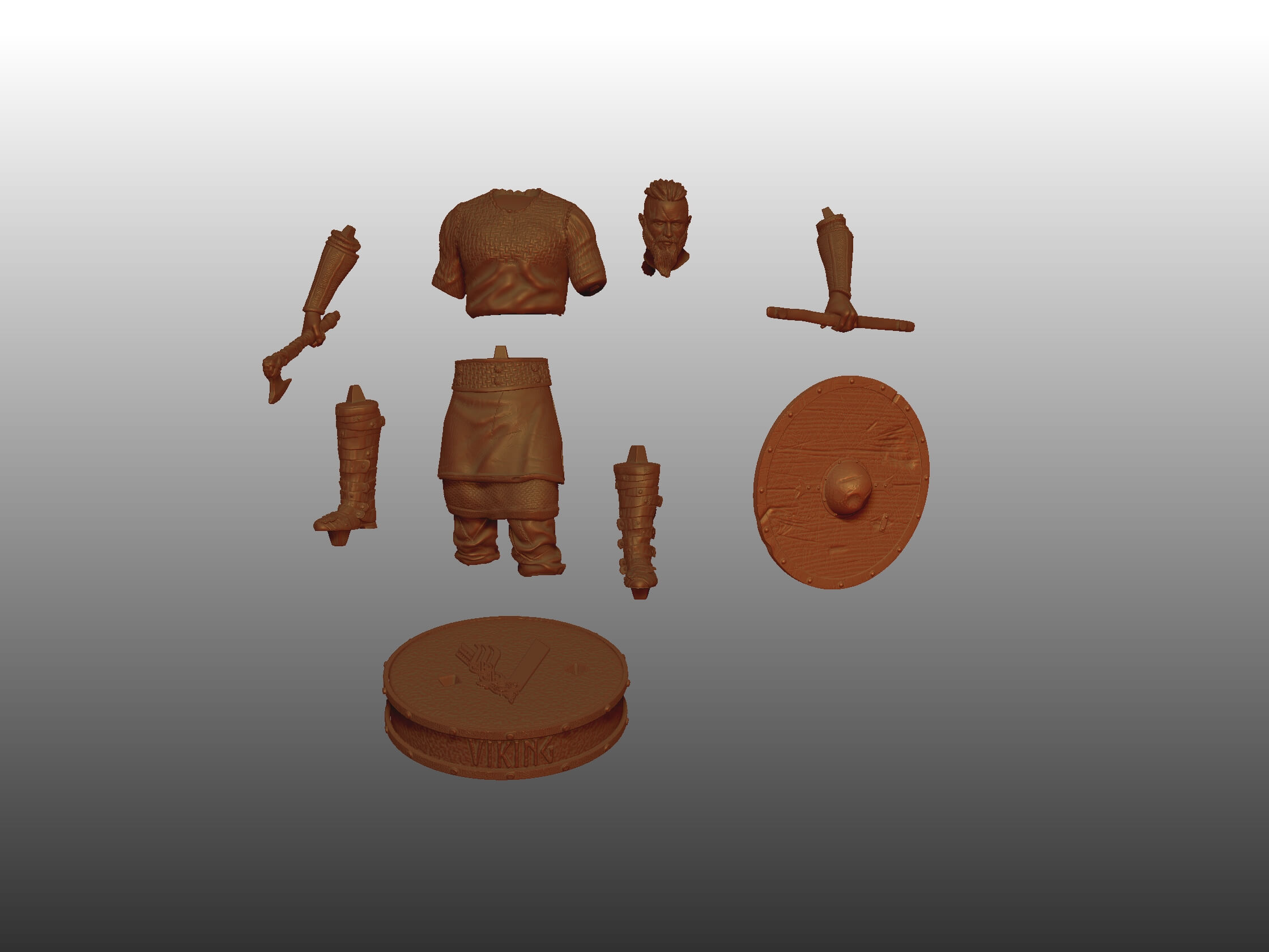 Ragnar Lodbrok Figure - 3D Print Model by AdminPieveSalta