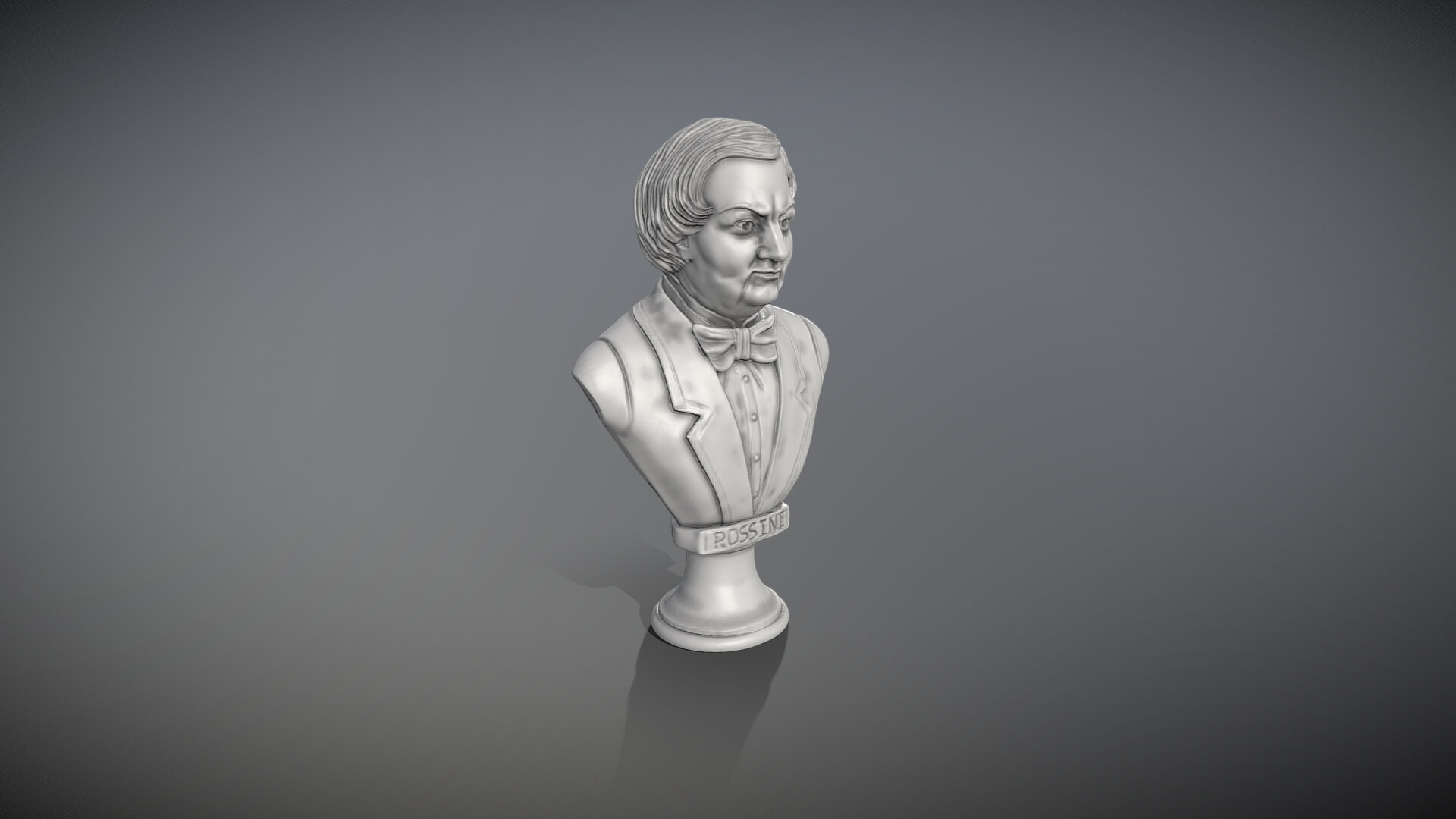 Rossini Gioacchino Composer Bust - 3D Model by AdminPieveSalta