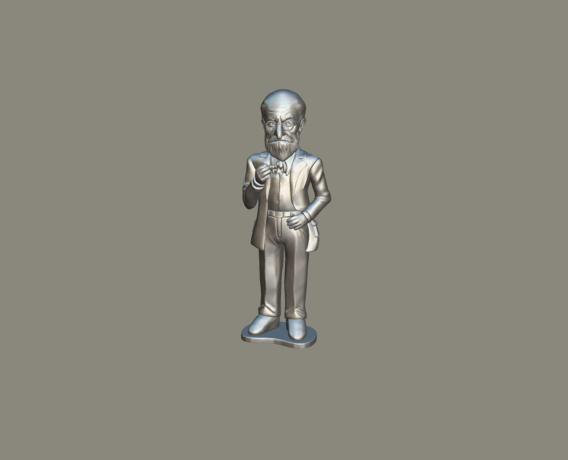 Sigmund Freud 3D Printable Figurine by AdminPieveSalta