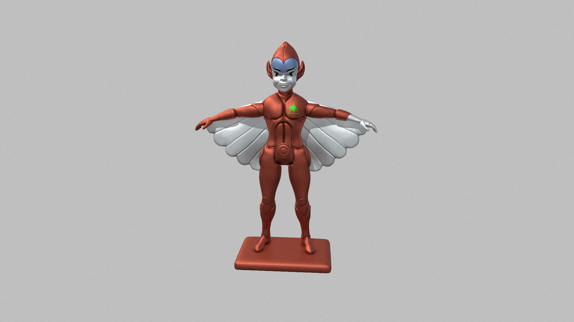 Silverhawks The Copper Kid Toy Classic Figure - 3D Model by AdminPieveSalta