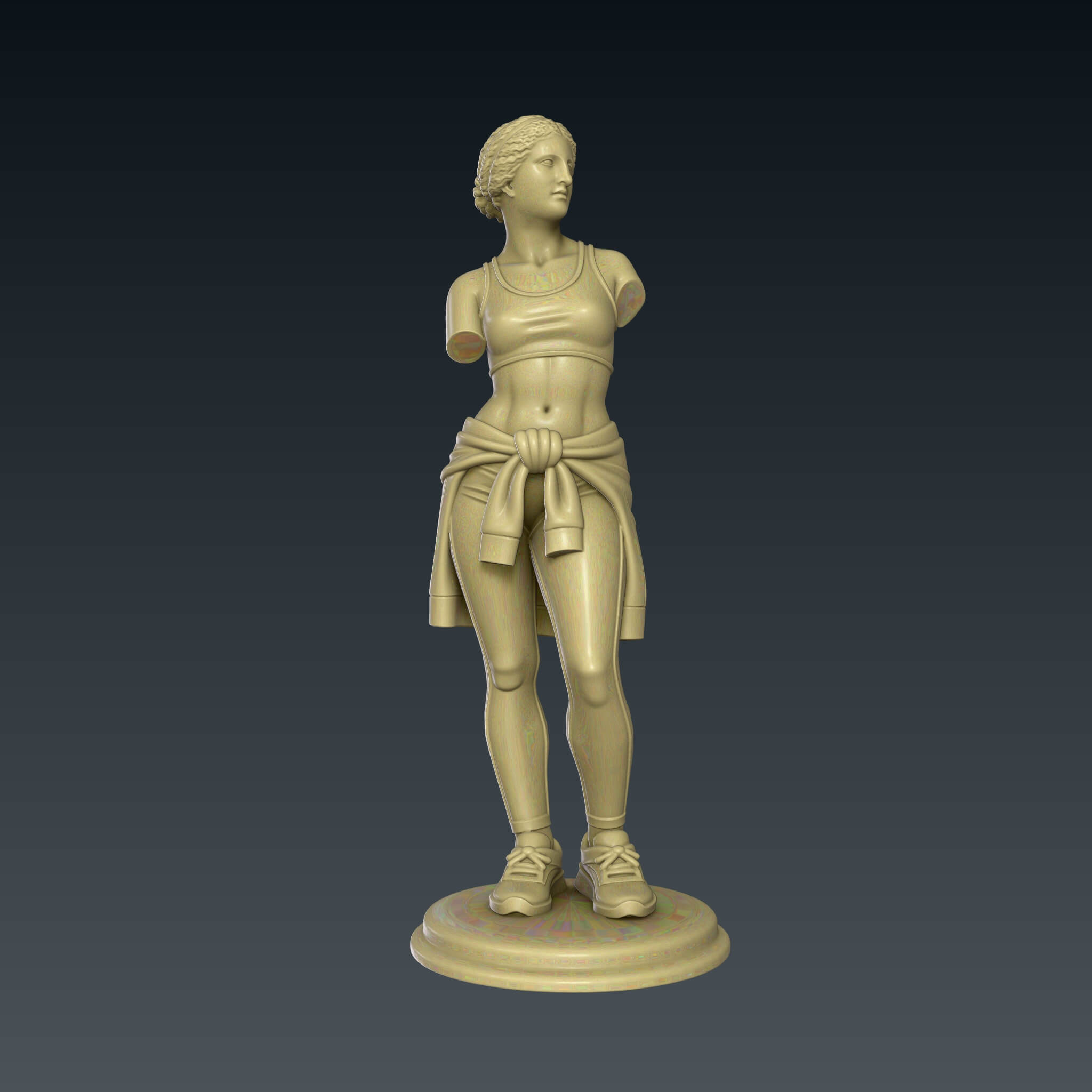 Sporty Venus Goddess - 3D Model by AdminPieveSalta