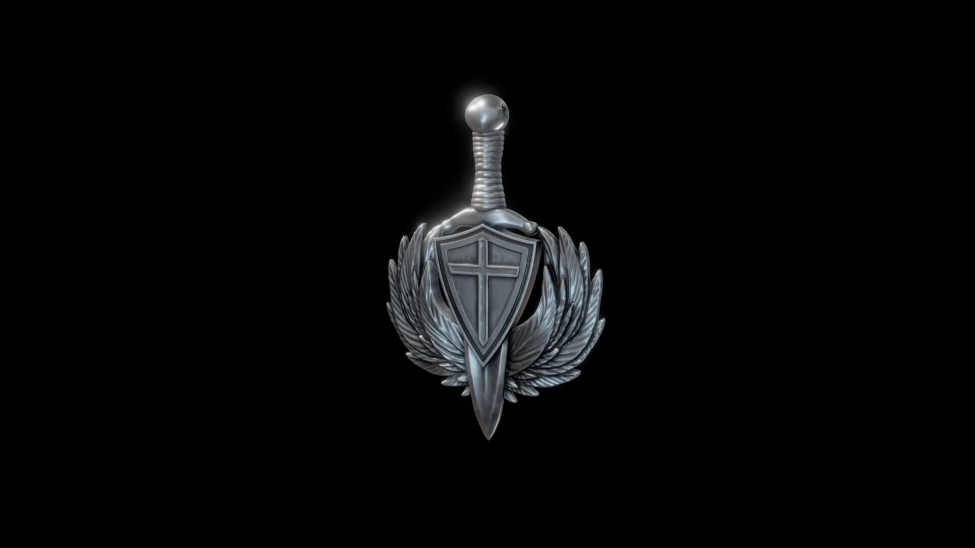 Sword of Saint Michael Pendant for 3D Printing by AdminPieveSalta