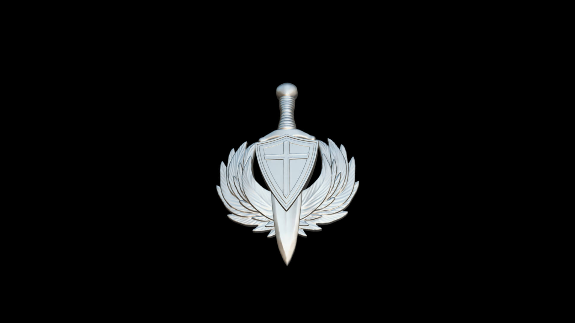 Sword of Saint Michael Pendant for 3D Printing by AdminPieveSalta