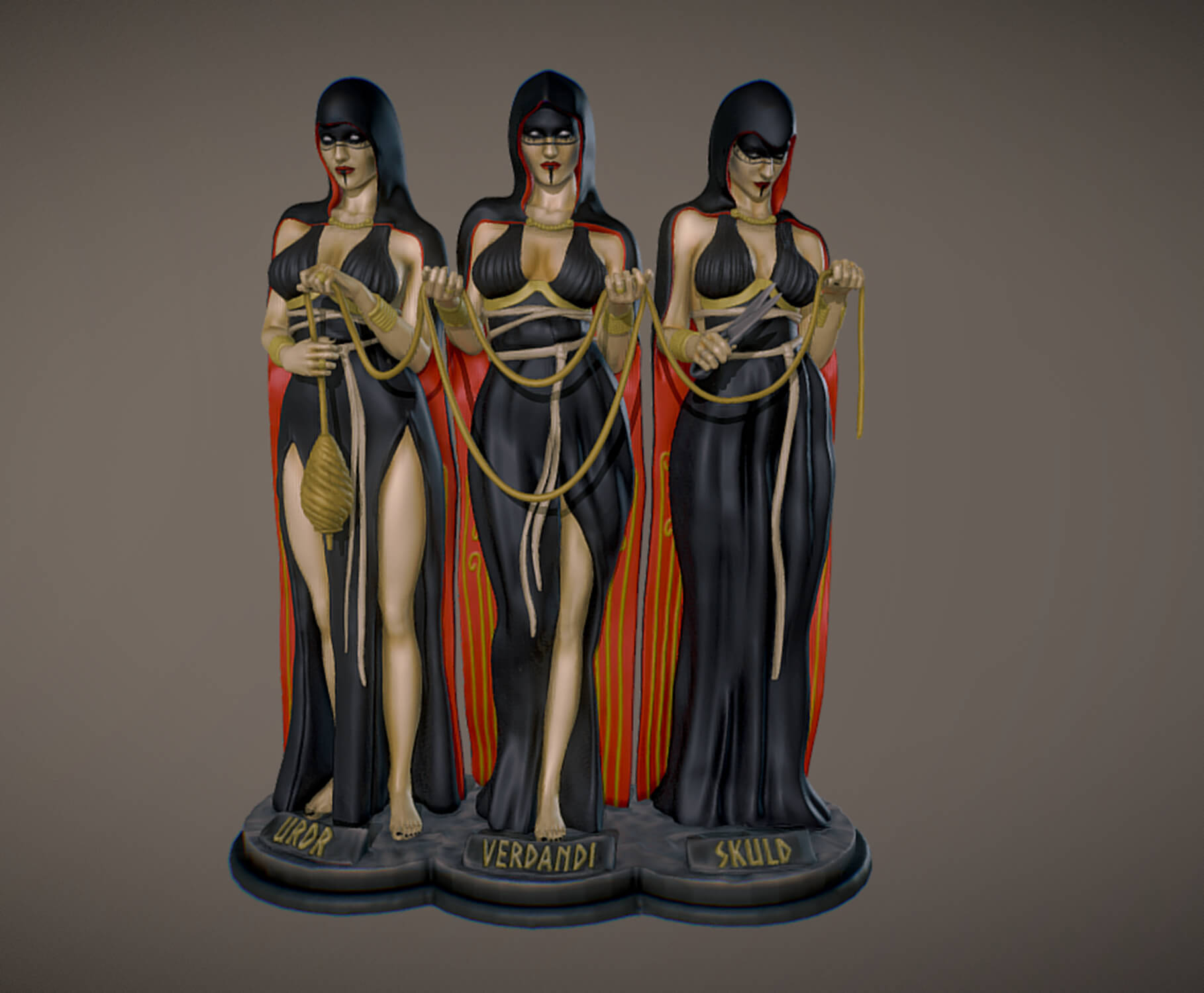 The Norns Statue - 3D Model by AdminPieveSalta