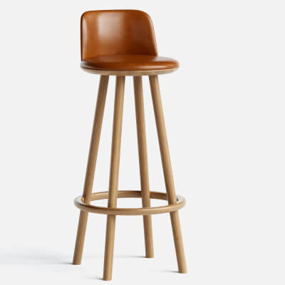 Benchmark Ovo Bar Chair - 3D Model by Admiral21