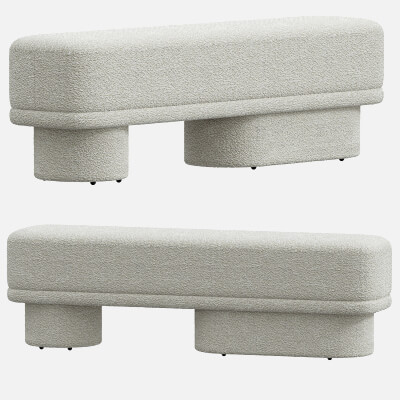 Brooks Bench by Sarah Sherman Samuel - 3D Model by Admiral21