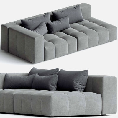Bubble Soft 240x120cm Modular Sofa - 3D Model by Admiral21