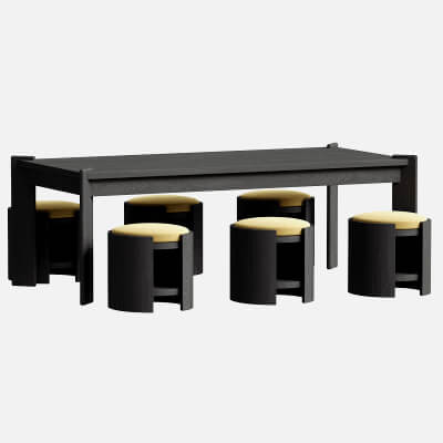 Madison Dining Set - 3D Model by Admiral21