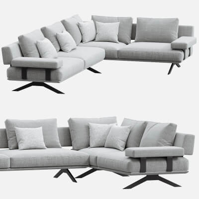 Olta Elixir Sofa Corner - 3D Model by Admiral21