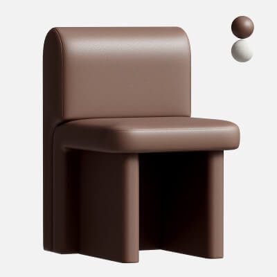 Slide Dining Chair - 3D Model by Admiral21